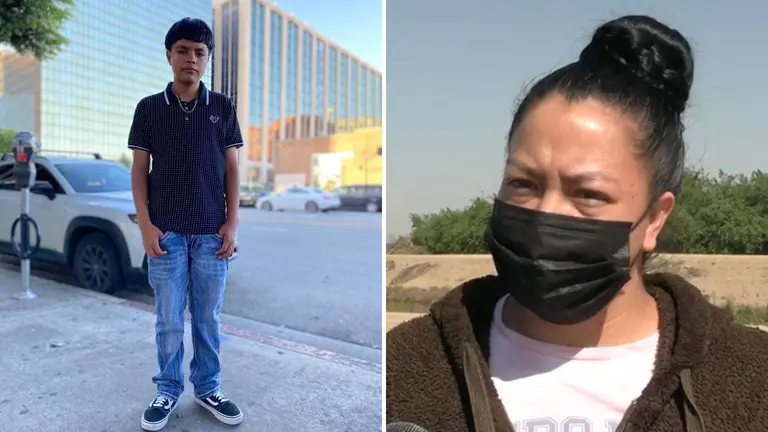 Madre hispana busca a su hijo Alex Godinez, de 15 años, que desapareció ...