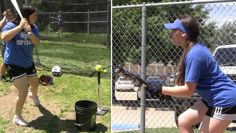 Video: Equipo de softball de la preparatoria de North Mesquite camino a ...