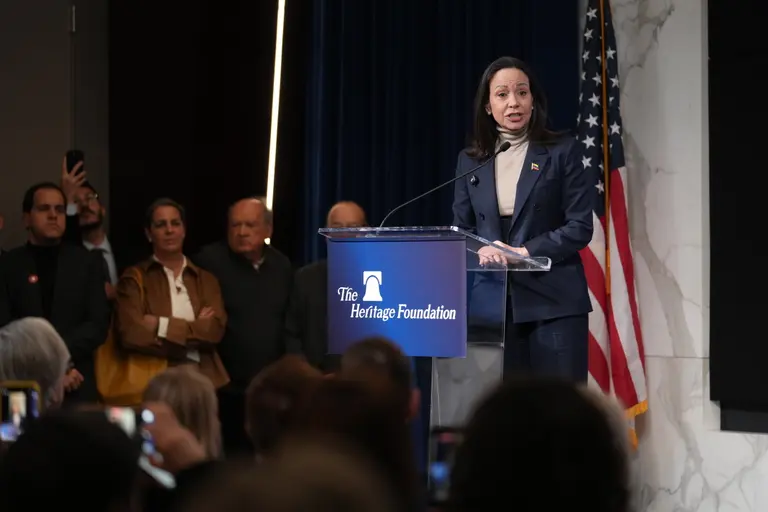 María Corina Machado habla luego de reunión con Trump Esto dijo la ...