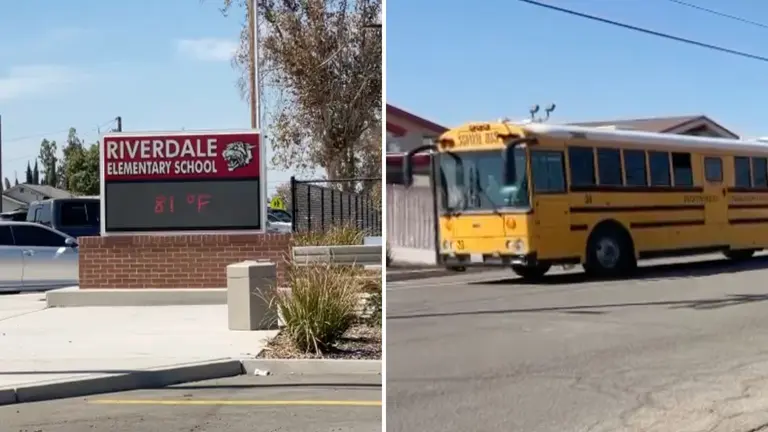 Autobús escolar con 20 niños a bordo sufre falla mecánica camino a la ...