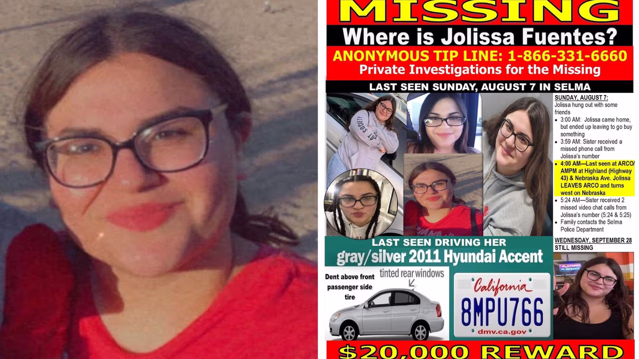 A casi dos meses de la desaparición de Jolissa Fuentes en Selma suben ...