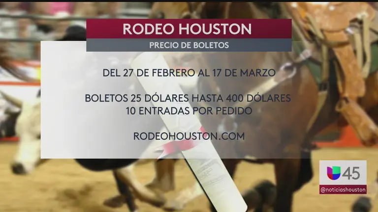Inicia el Rodeo de Houston: Tenemos información de los precios ...