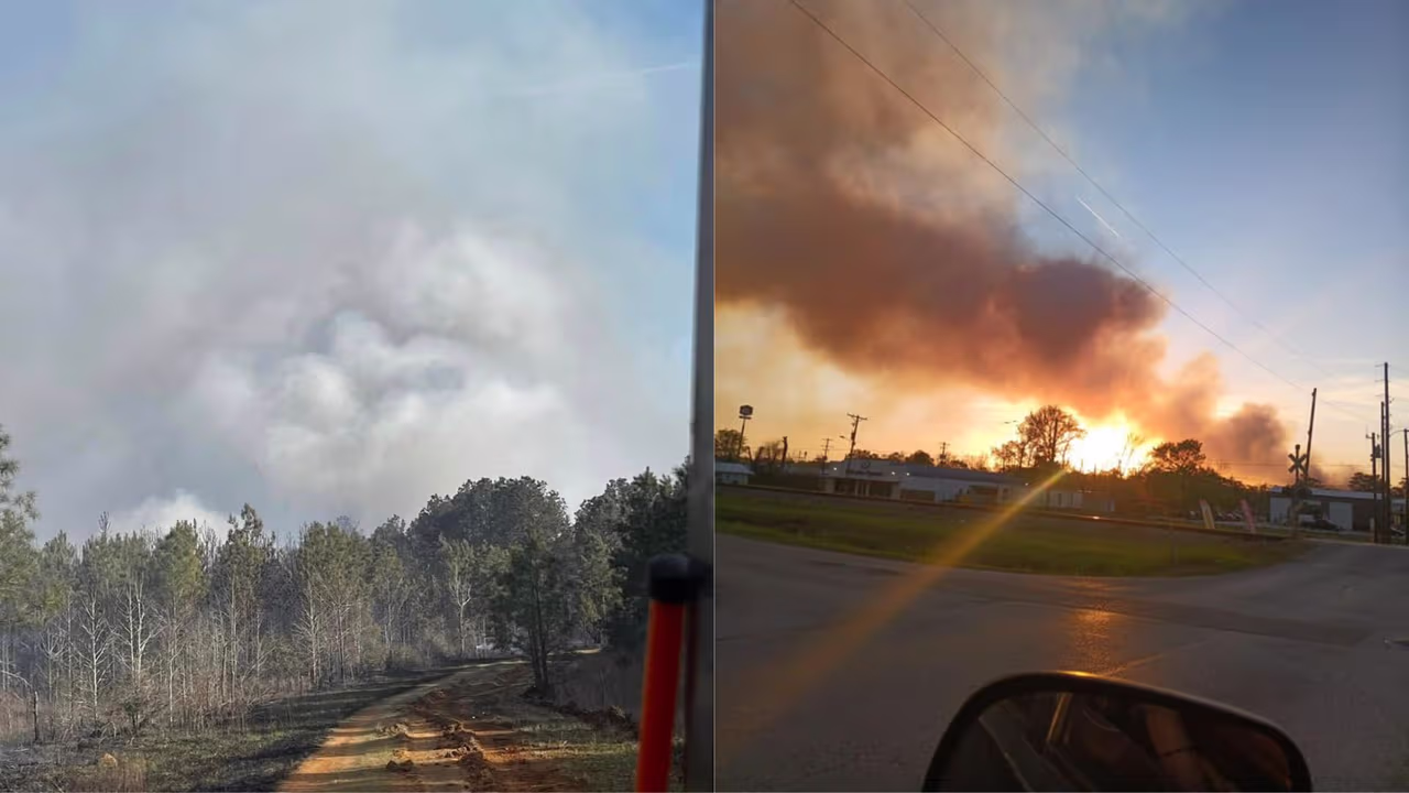 Pauline Road Fire: Mark Keough del condado Montgomery informan que solo ...
