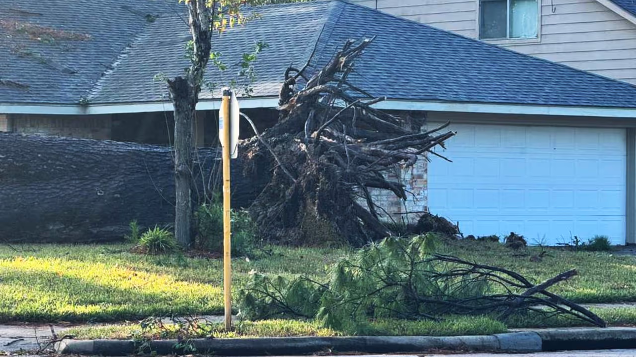 Tornado en el noroeste del condado de Harris: Video registra el ...