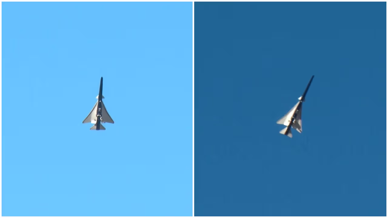 Avión supersónico de la NASA despega por primera vez en California y ...