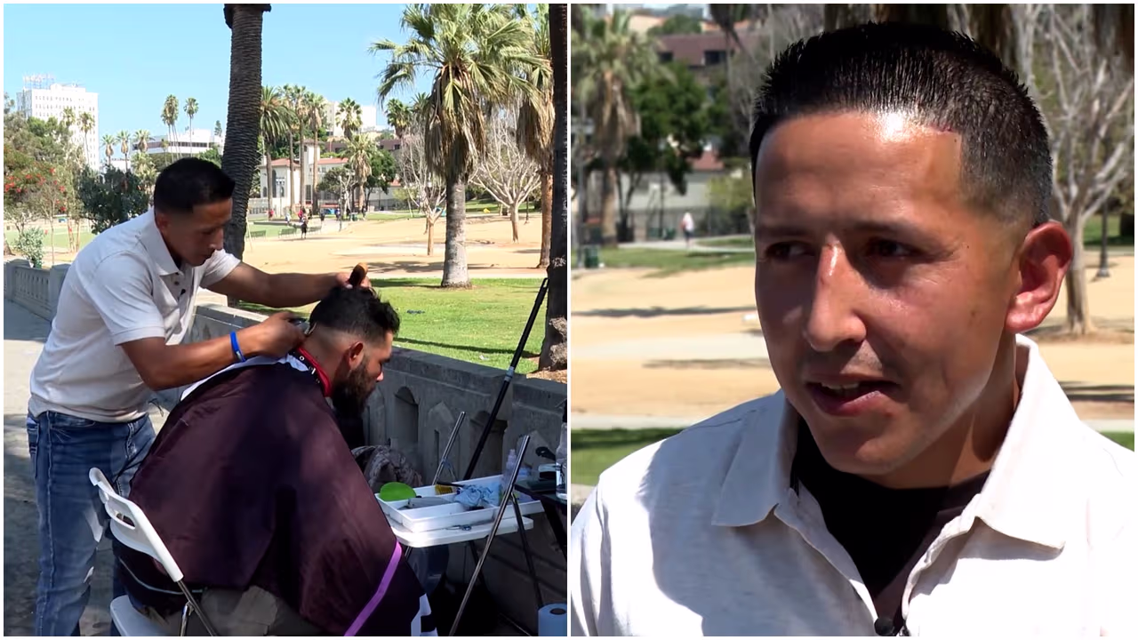 Barbero mexicano que superó adicciones ofrece cortes gratis a personas ...