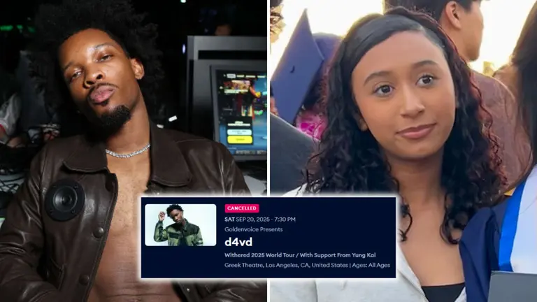 D4vd pierde patrocinios y cancela conciertos por investigación de la ...
