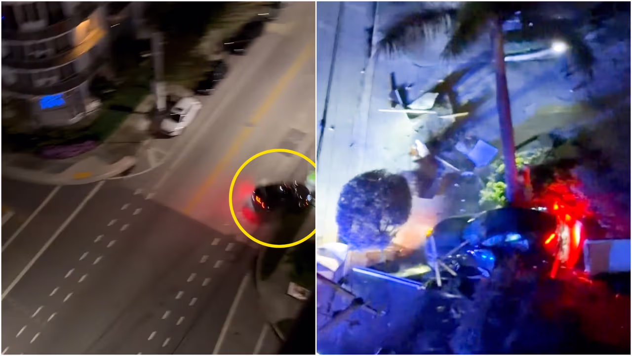 Ferrari robado se estrella, genera explosión y deja sin luz a parte de ...