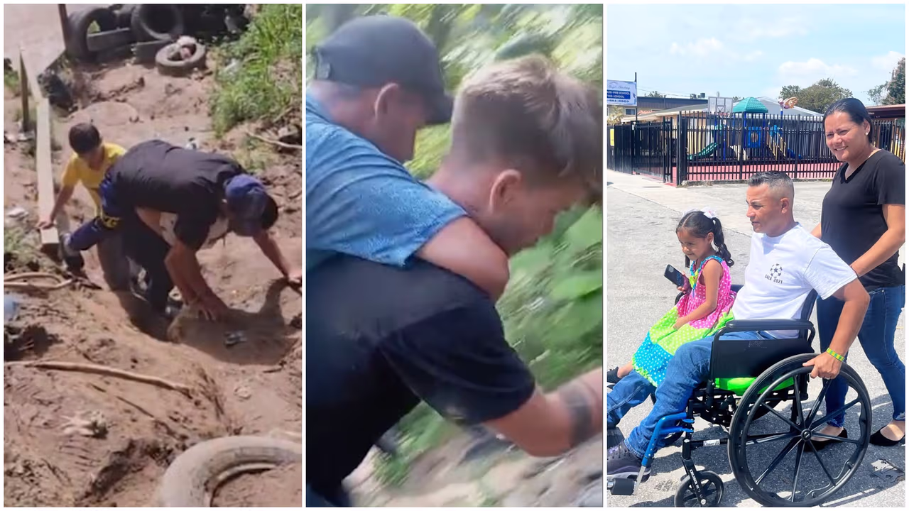 Videos y fotos de la travesía de Javier Rosales, el migrante venezolano ...