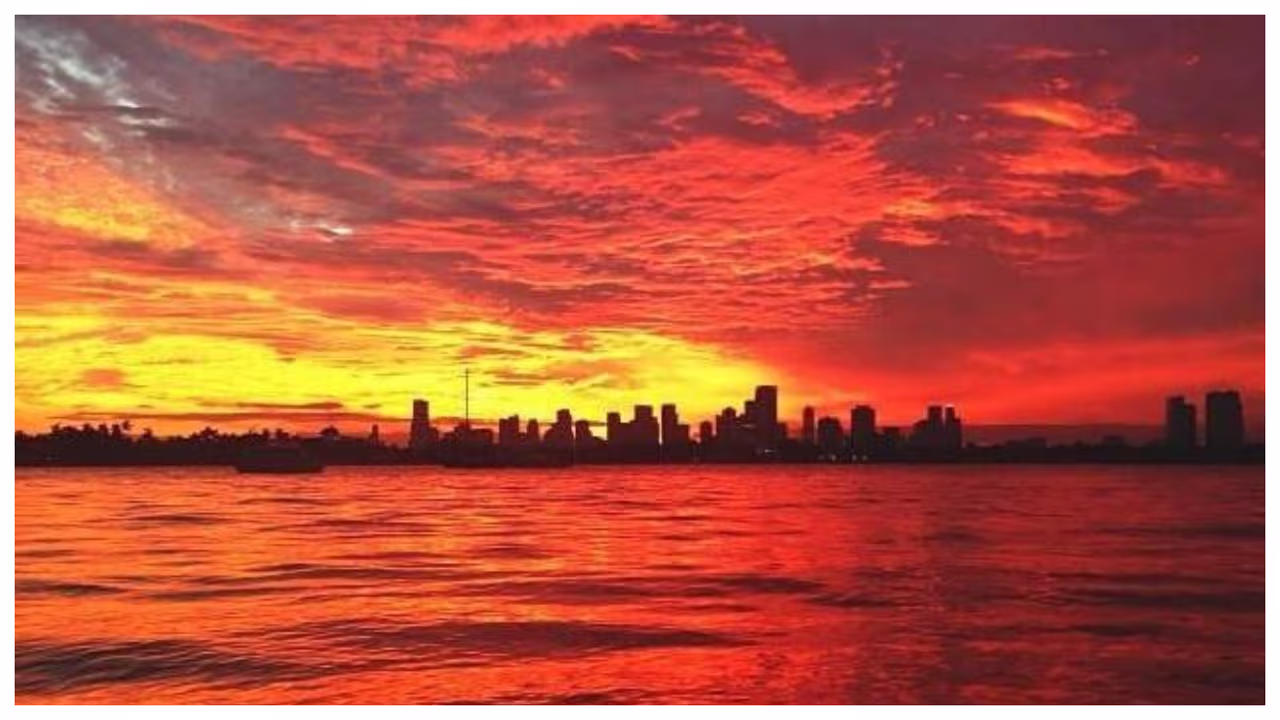 Un cielo colorido en Miami puede alertarte de la llegada de tormentas ...