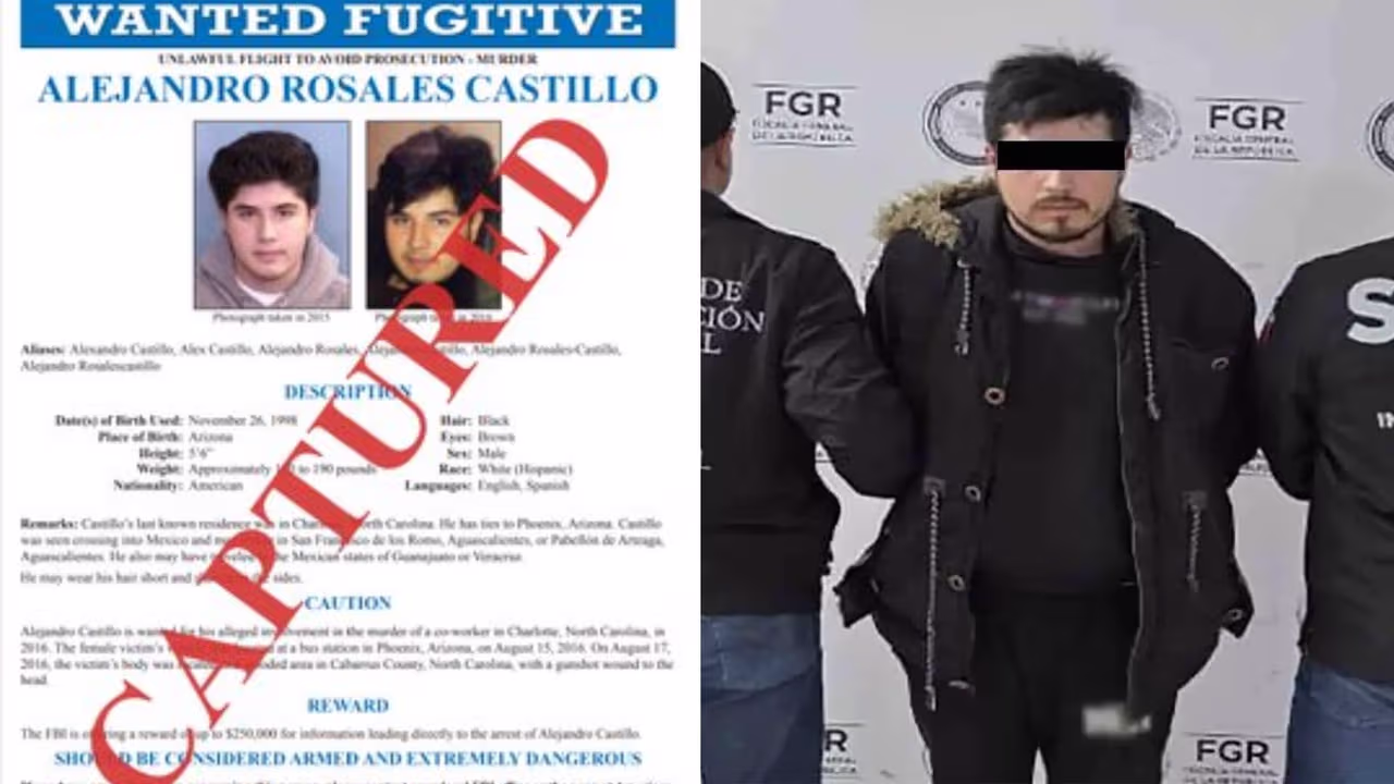 FBI confirma captura en México de Alejandro Rosales Castillo, uno de ...