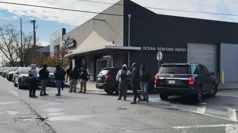 Redada en pescadería de Newark, Nueva Jersey: agentes federales ...