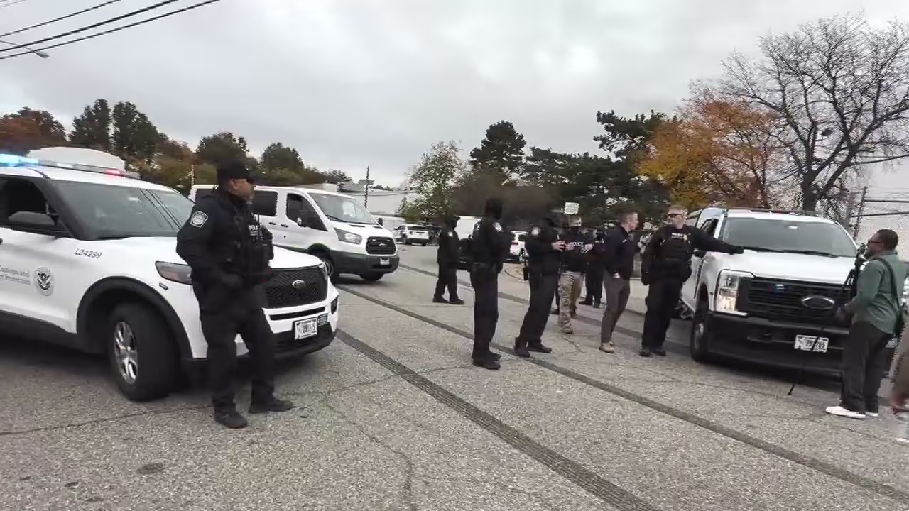 Decenas de detenidos en redada de ICE en Avenel, Nueva Jersey | Video ...