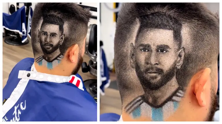 Fan de Nueva York se hace un corte de pelo que deja ver el rostro de ...