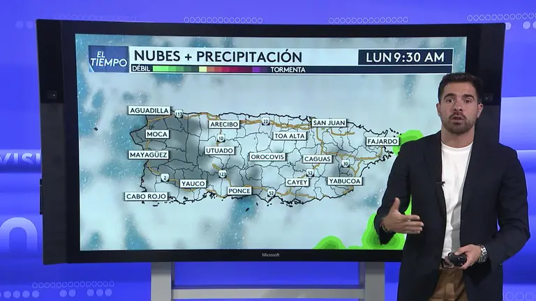 Inicio de semana con tiempo parcialmente estable para Puerto Rico | Video | Univision Puerto ...
