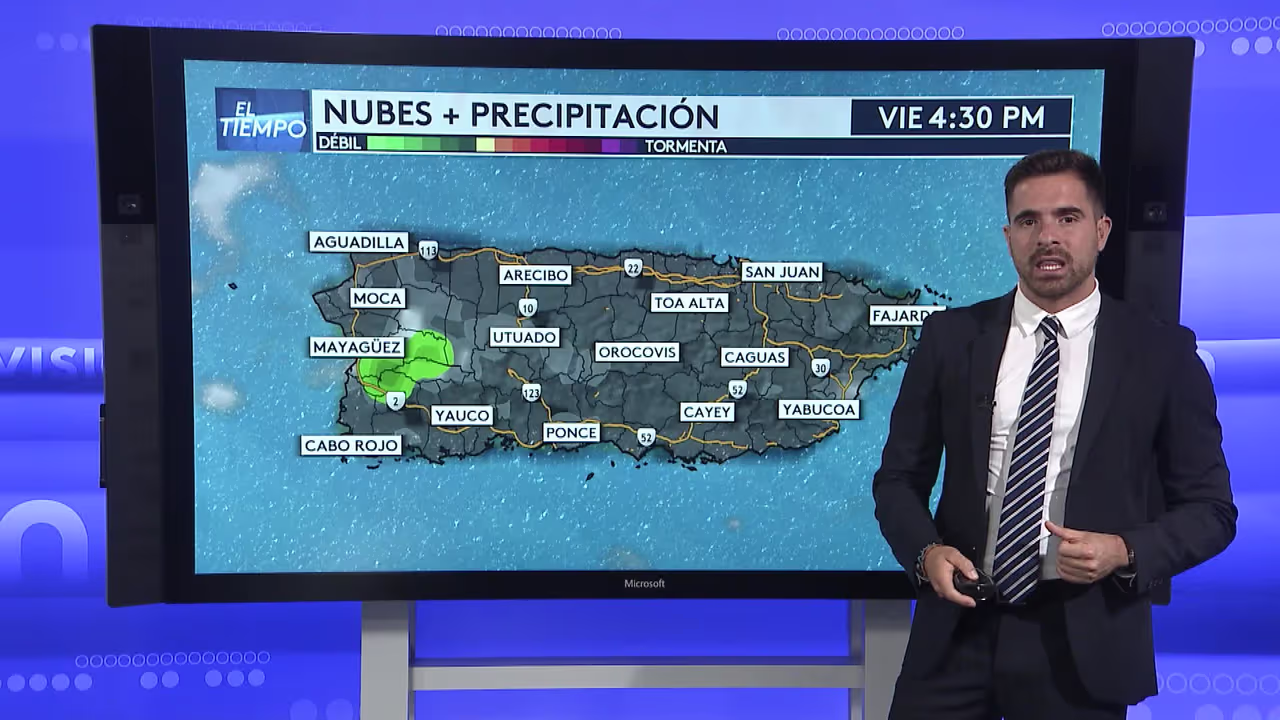 Viernes con lluvia moderada para Puerto Rico | Video | Univision Puerto ...