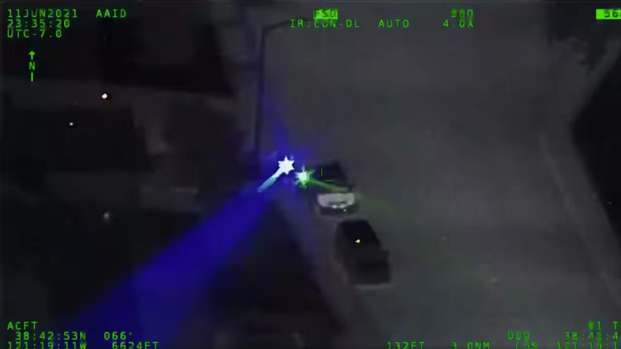 Apuntan láseres a avión del CHP en Roseville | Video | Univision ...
