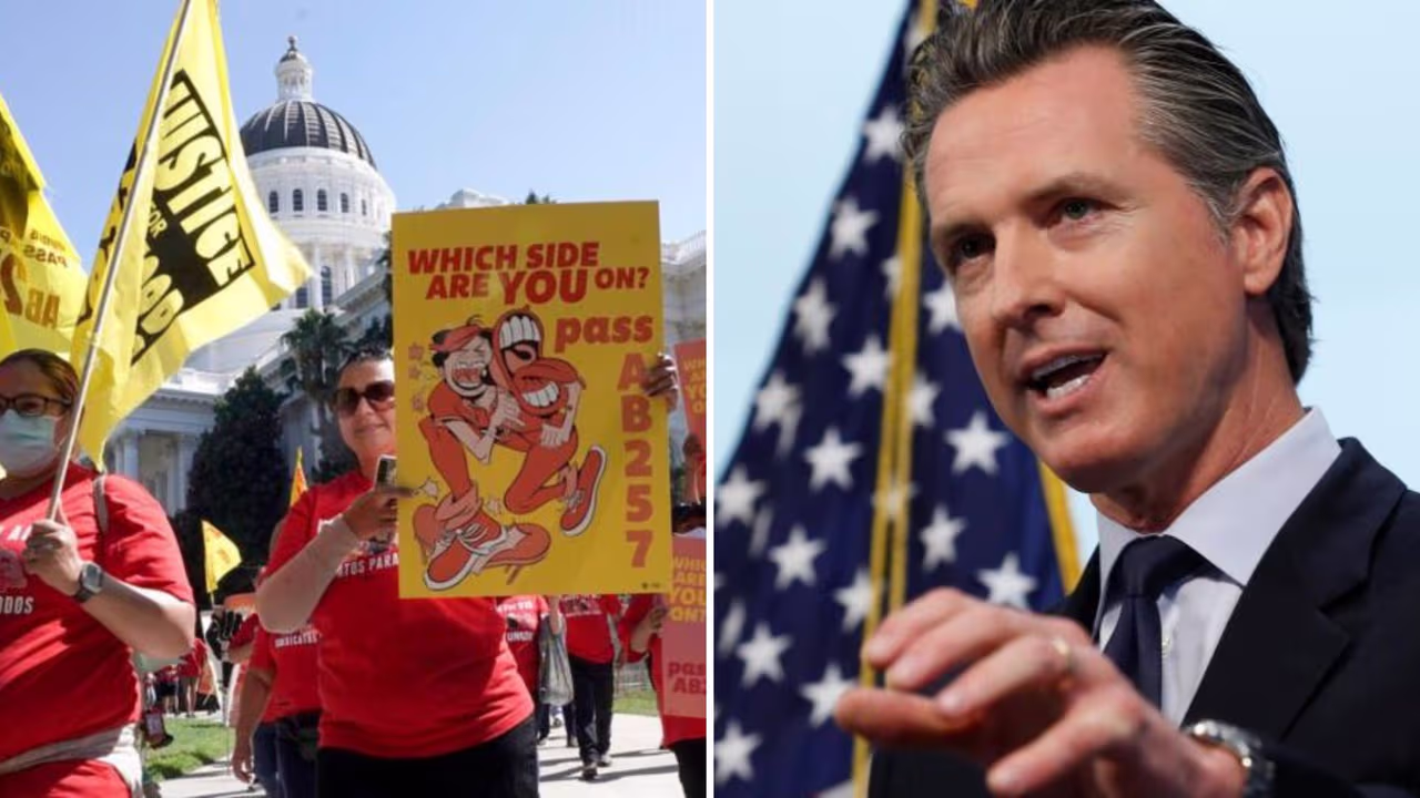 Newsom firmó la ley AB 257 que da más derechos a los trabajadores de ...