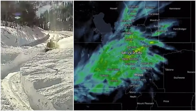 Una tormenta de nieve afecta a gran parte de Utah | Univision Salt Lake ...