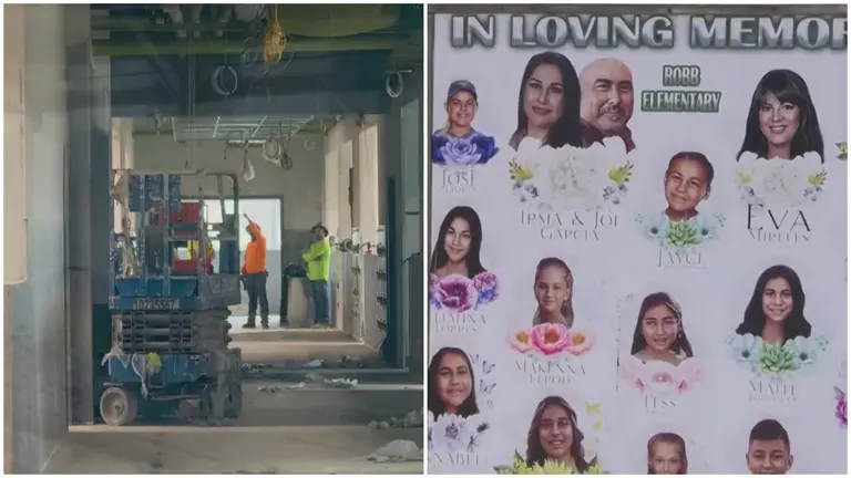 Uvalde construye nueva escuela Legacy tras masacre en la primaria Rob | Video | Univision 41 San ...