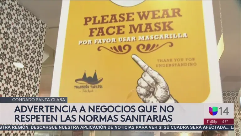 Condado de Santa Clara emite advertencias a negocios que no sigan las ...