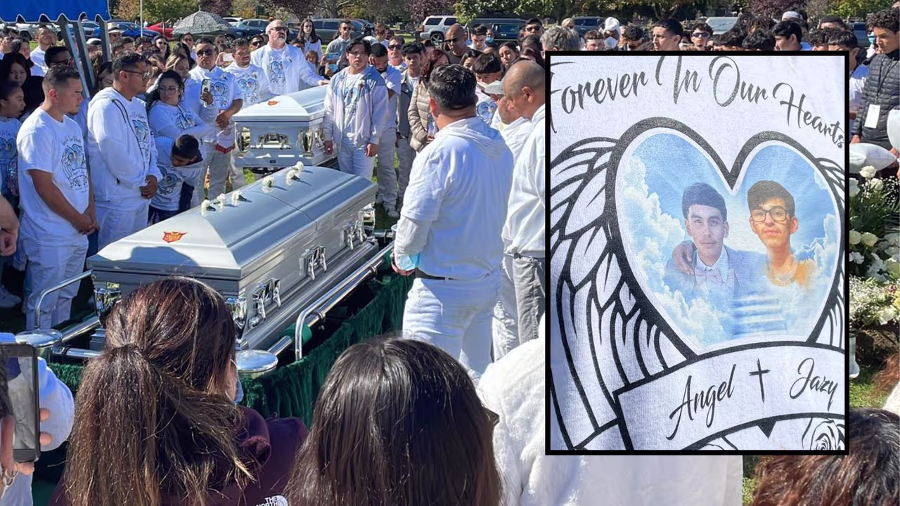 El entierro de Jayz y Ángel Sotelo García: los hermanos asesinados en ...
