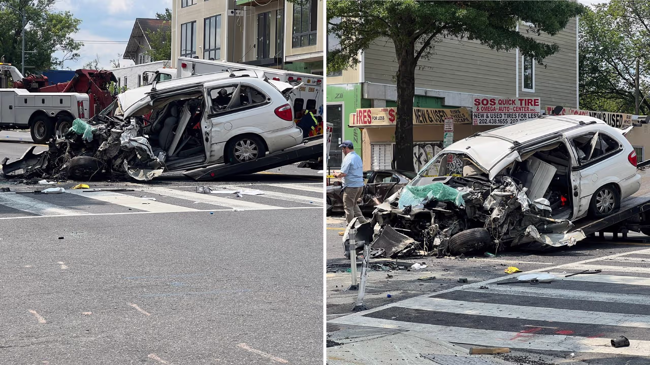 Imágenes: choque entre ambulancia y camioneta en Washington DC | Fotos ...