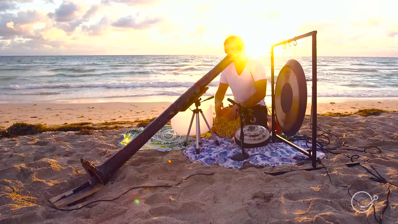 This "digital caveman" wants to make us relax through sound healing ...