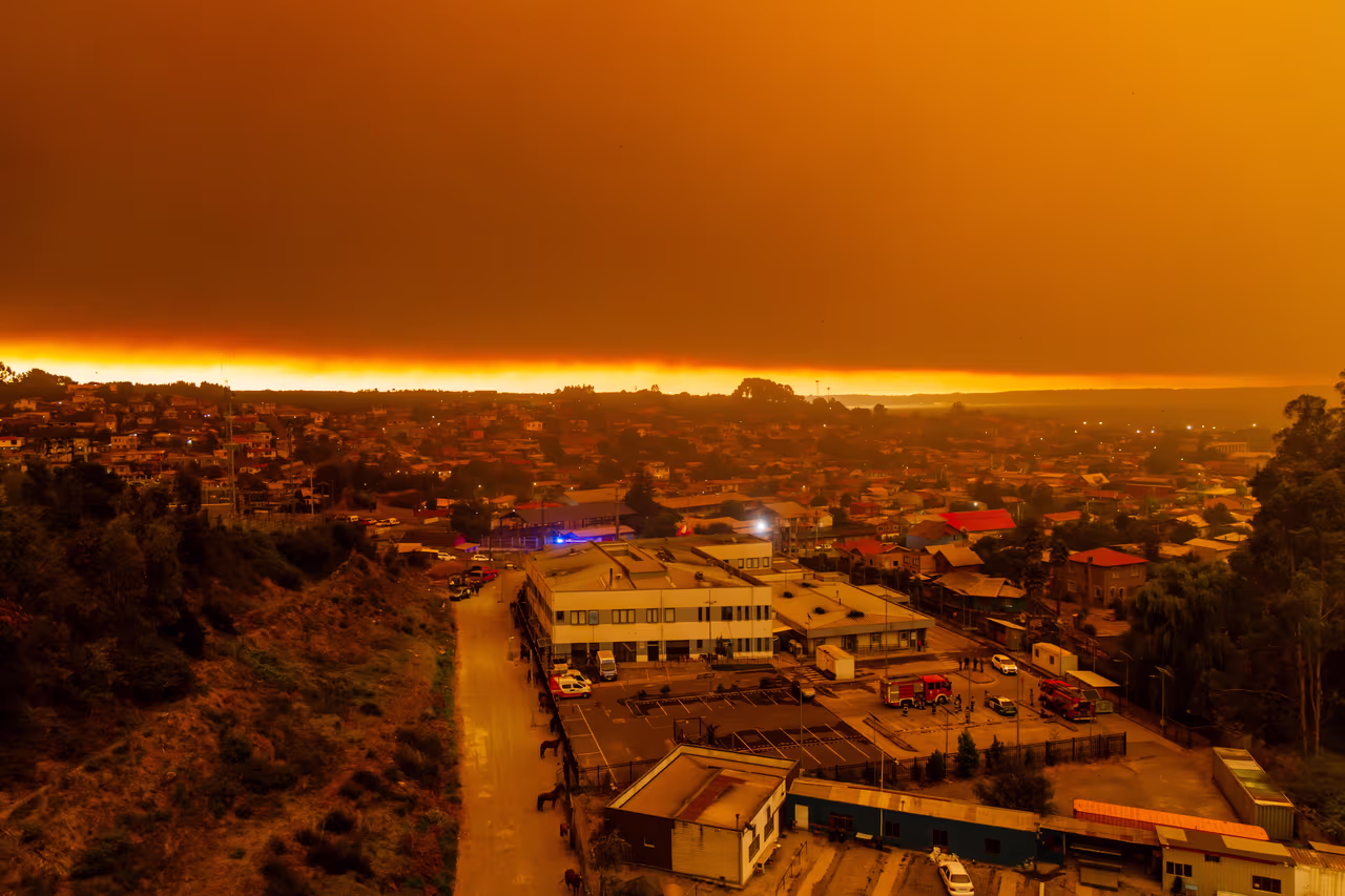Imágenes del Incendio en Chile Hoy: Así se ve la zona devastada por el ...