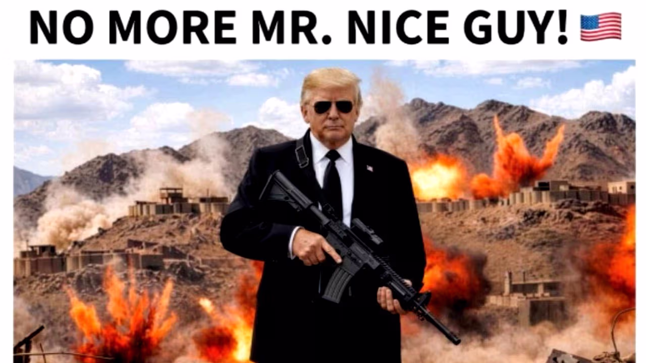 “No More Mr. Nice Guy”: Trump publica imagen generada por IA contra ...