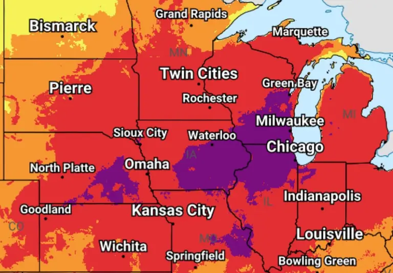 Mapa del 'domo de calor': humedad y temperaturas extremas 'sofocarán' a ...