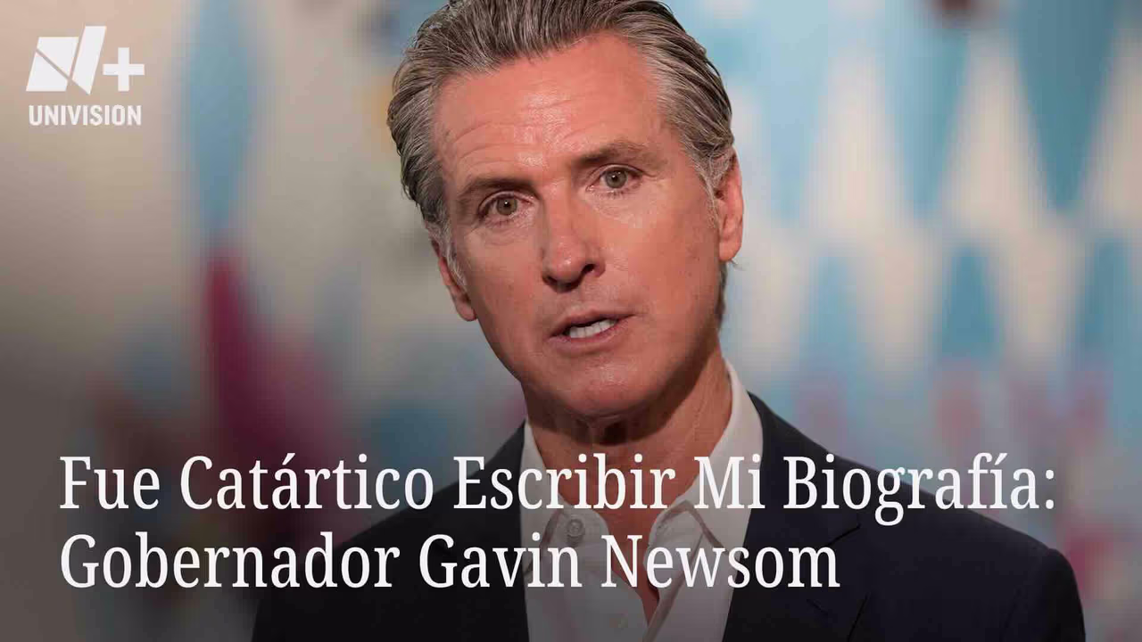 Fue Catártico Escribir Mi Biografía: Gobernador Gavin Newsom | N+ ...