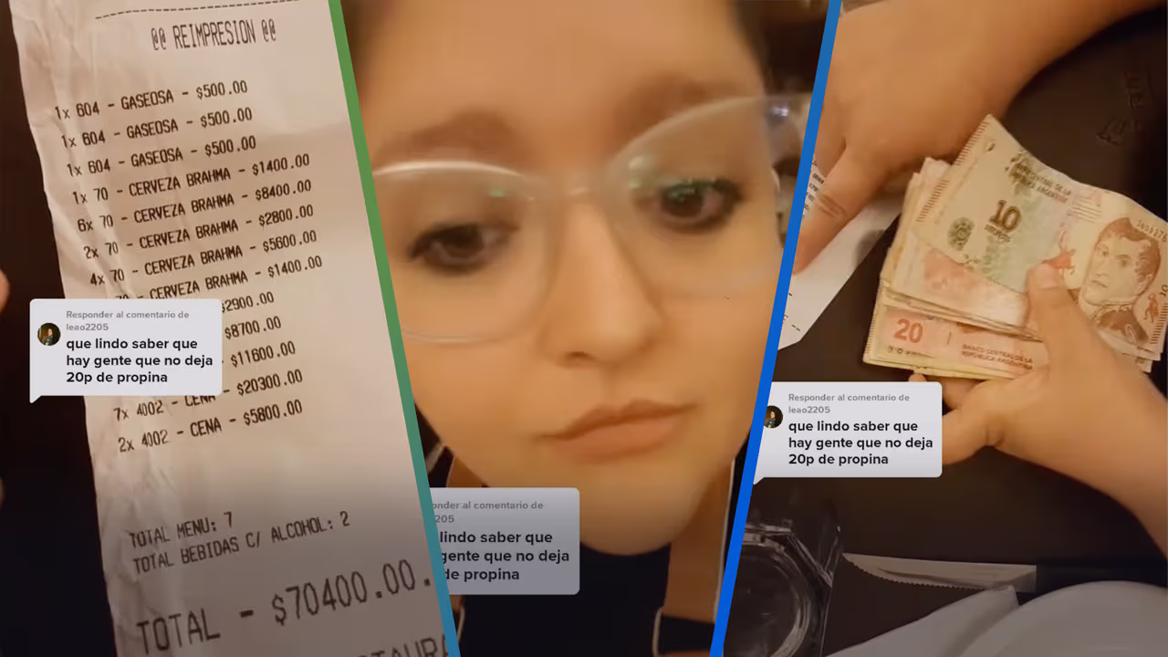 Mesera recibe un dólar de propina tras atender a grupo de 17 personas ...