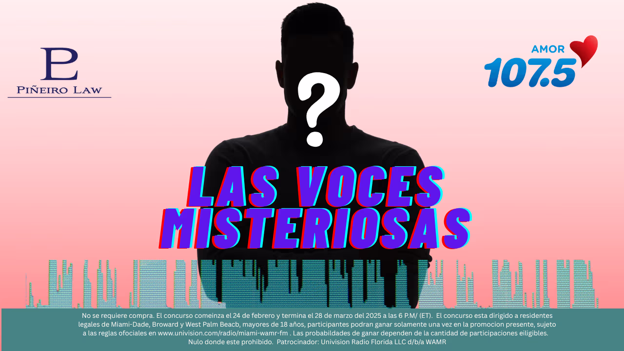 ¡Descubre Las Voces Misteriosas y Gana! | Univision Amor 107.5 radio ...