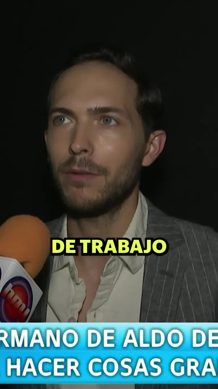 Alejandro, hermano de Aldo, le gustaría verlo en películas | Shows Hoy ...