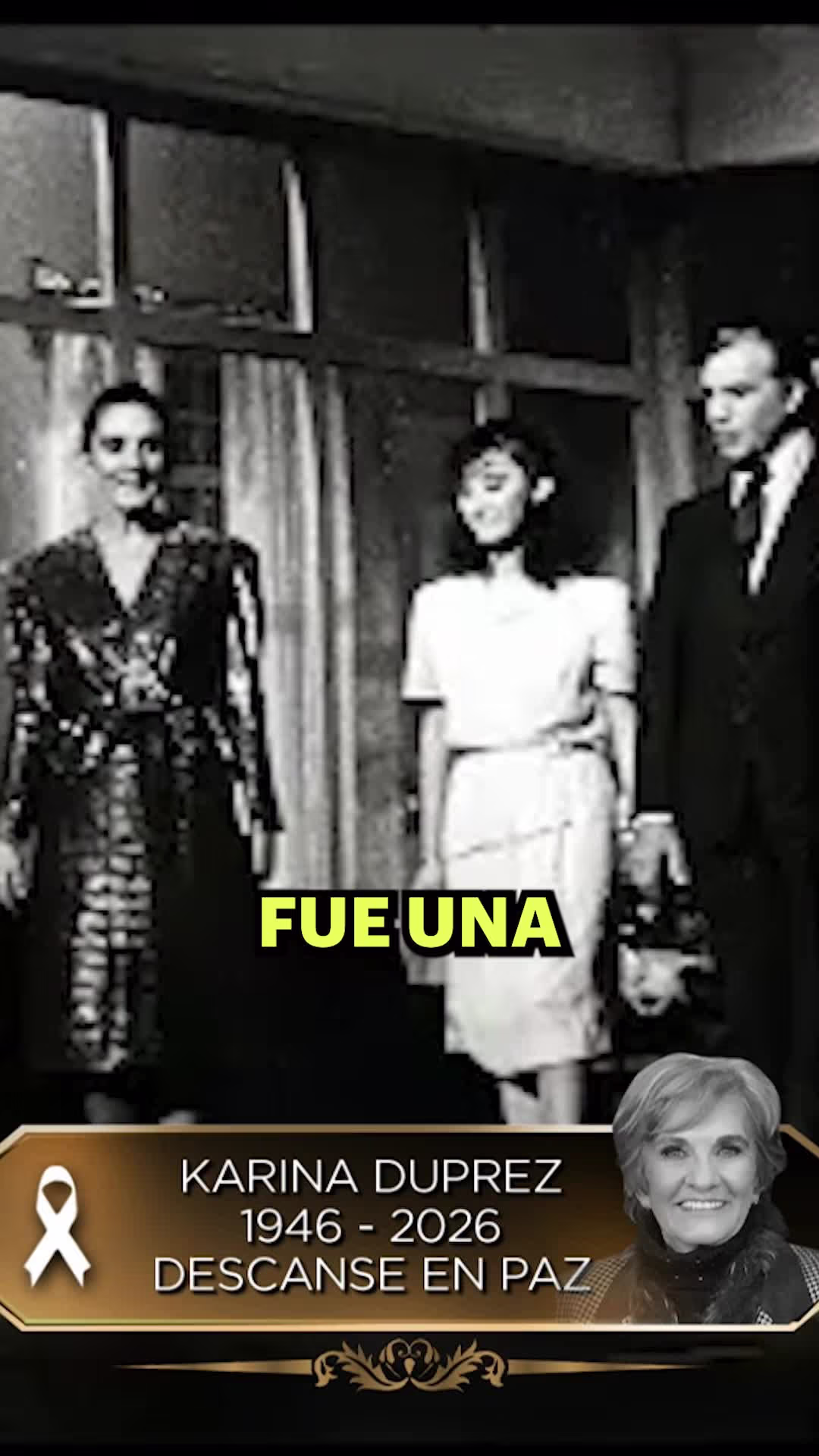 Muere Karina Duprez, actriz de 'Rosa Salvaje' | Shows Hoy | Univision