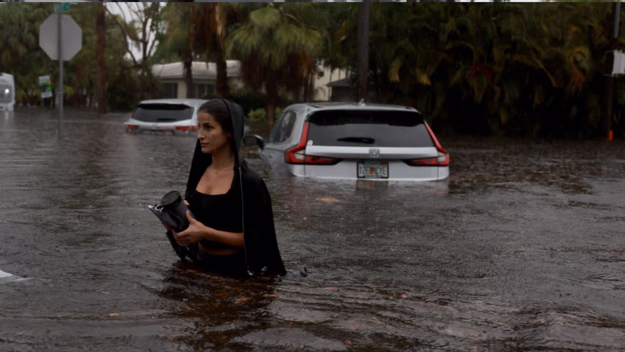 Las impactantes imágenes de las inundaciones en Florida tras cuatro ...