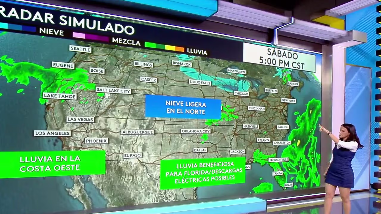 Pronóstico del clima hoy Estados Unidos viernes 27 de febrero 2026 ...