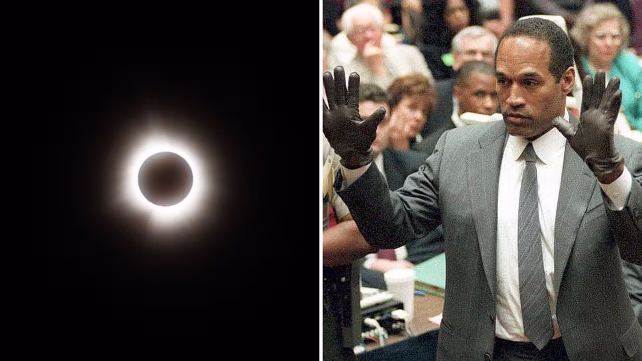 El eclipse solar total y la muerte de O.J. Simpson: videos destacados ...