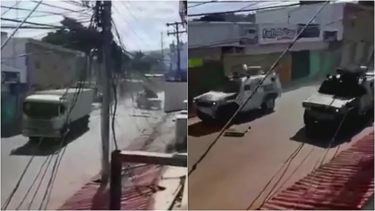 Militares allanan hotel donde se grabó video que captó disparos y ...