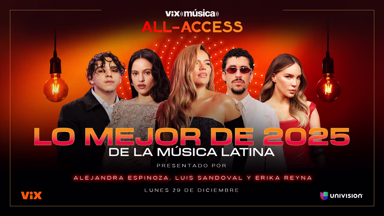 ViX Música All-Access: Lo mejor de 2025 de la música latina | ViX ...